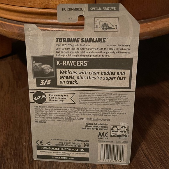 Mattel | Toys | Turbine Sublime Hot Wheels New For 222 | Poshmark